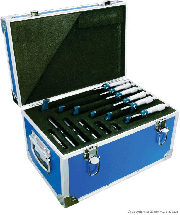 6-12" Imperial Outside Micrometer 6 Piece Set AC-324-012-06 – MQTooling